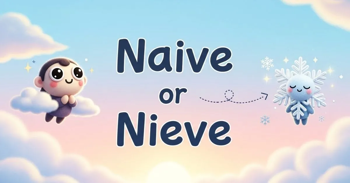 Naive or Nieve – Correct Usage Explained Simply📖(2026)